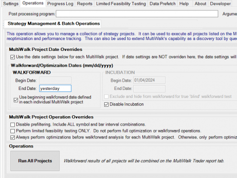 Monitoring and Reoptimizing Walkforward Strategies - MultiWalk