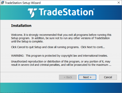 Downgrading TradeStation and Freezing TradeStation Updates - MultiWalk